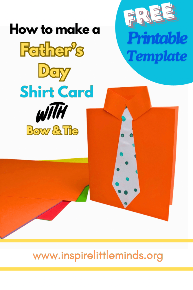 How to Make a Father’s Day Shirt Card (Template Included) – Inspire ...