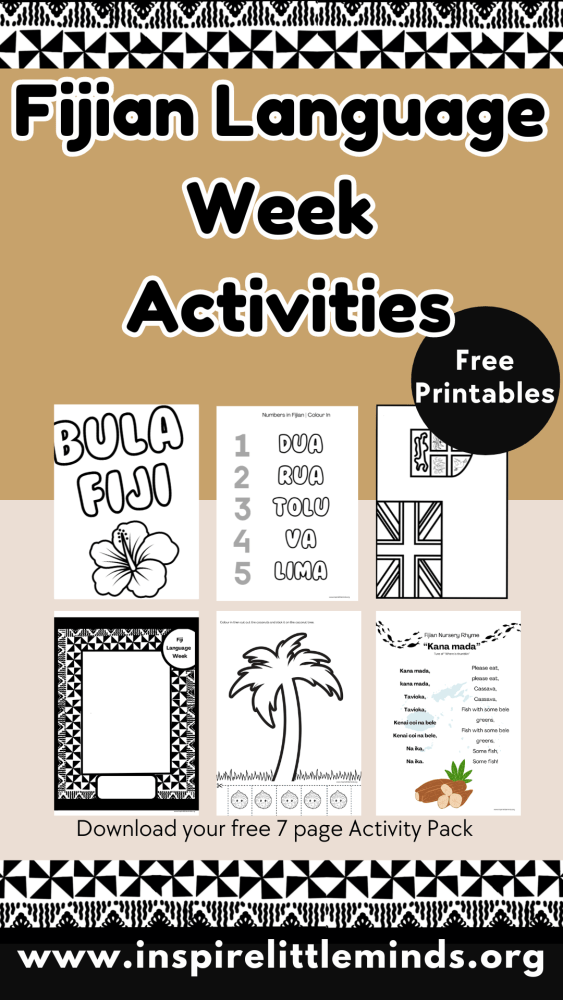 Fijian Language Week Activity Pack – Free Download – Inspire Little Minds