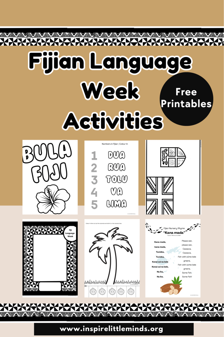 Fijian Language Week Activity Pack- Free Download – Inspire Little Minds