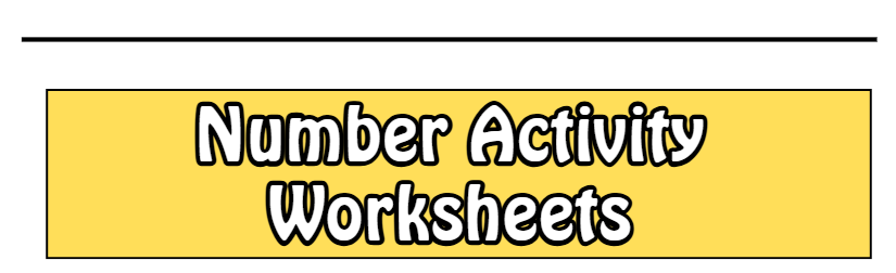Engaging Worksheets to Teach Number Recognition – Inspire Little Minds