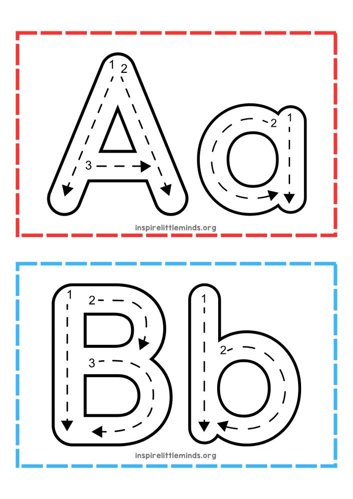 Fun ABC Tracing Cards for Early Literacy Skills – Inspire Little Minds
