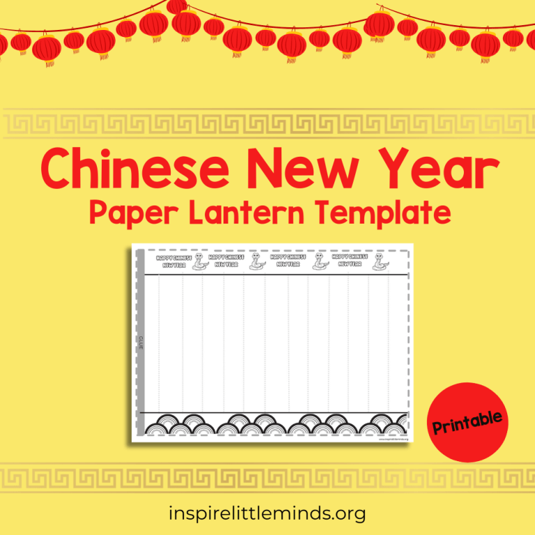 Lunar New Year Paper Lantern| Free Template – Inspire Little Minds