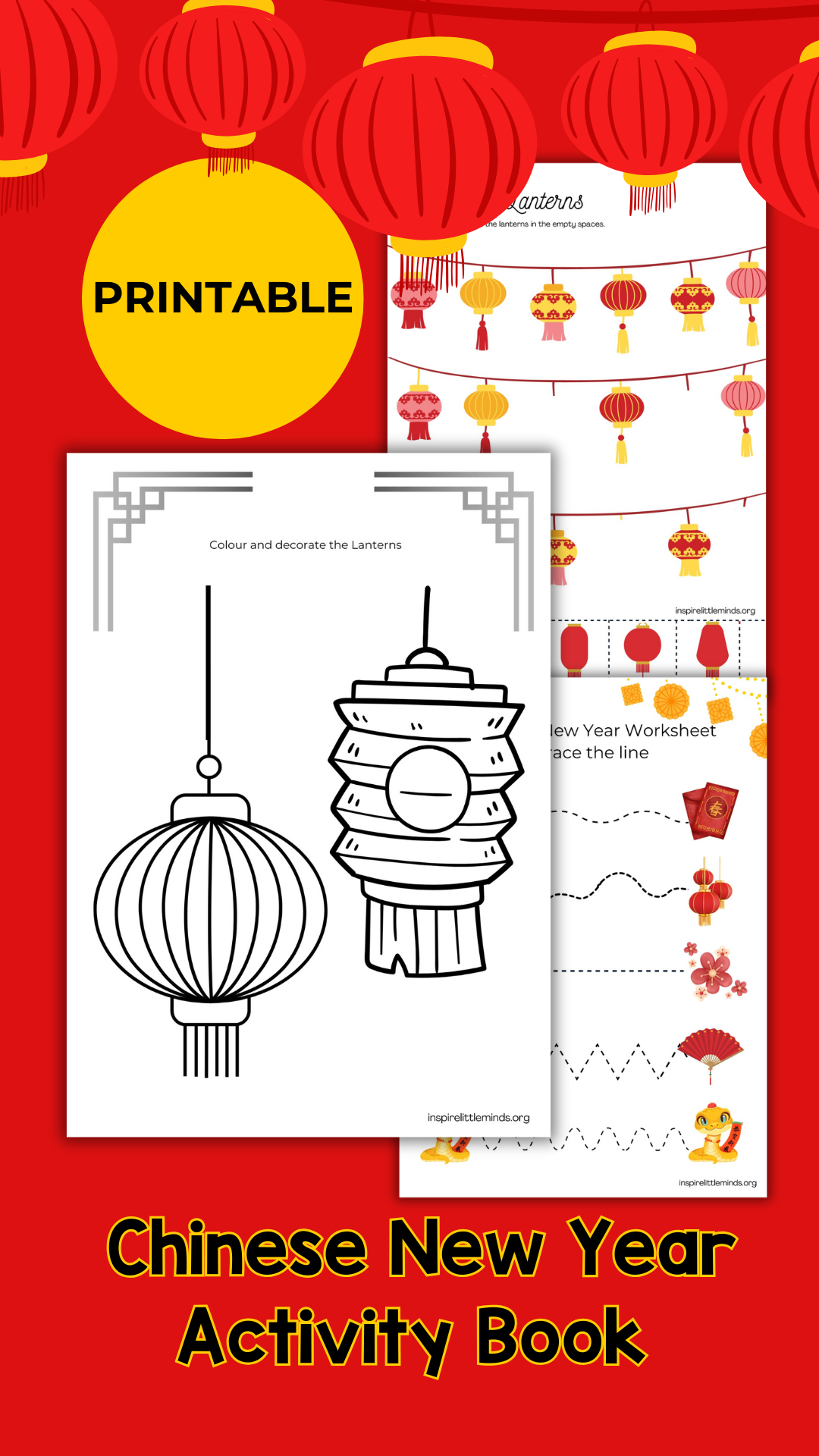 Chinese New Year Activity Booklet- Free Printable - Inspire Little Minds