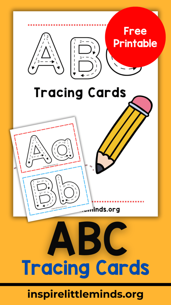 Fun ABC Tracing Cards for Early Literacy Skills – Inspire Little Minds