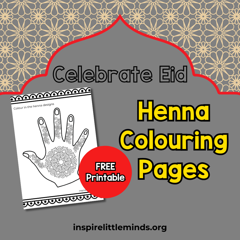 Eid Celebrations: Fun Henna Colouring Activities for Preschoolers ...