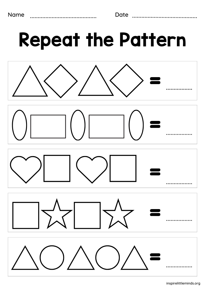 Engaging Early Learners Through Patterns and Shapes – Inspire Little Minds