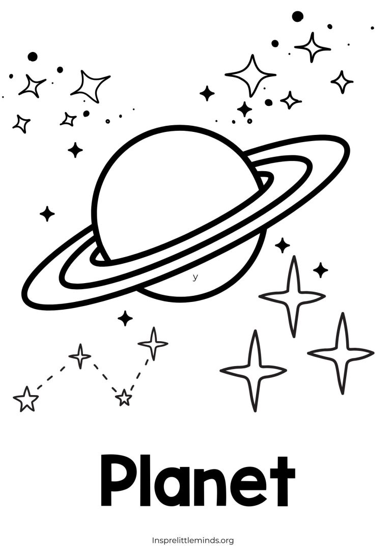 World Space Week: Colouring Pages for Early Learners – Inspire Little Minds