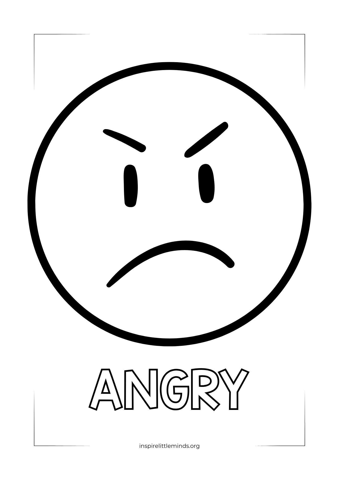 Emoji Emotions Colouring Pages – Inspire Little Minds