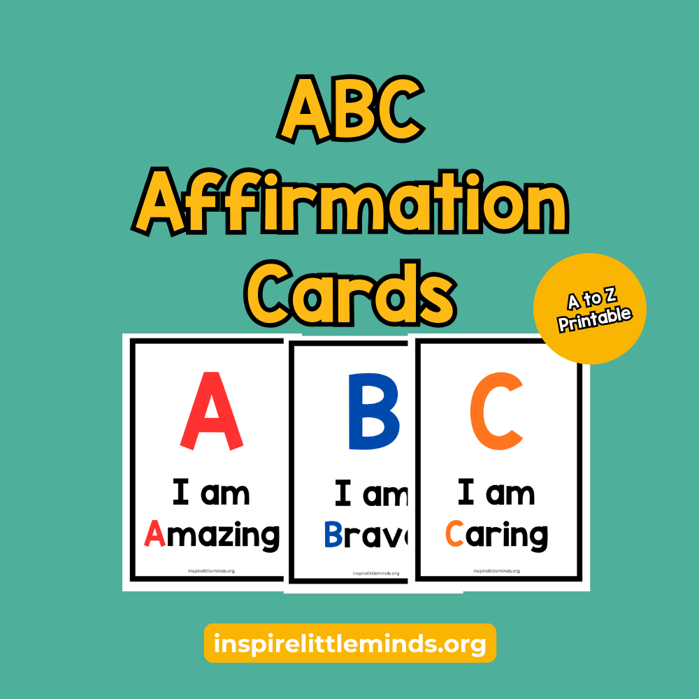 Alphabet Affirmation Cards – Inspire Little Minds